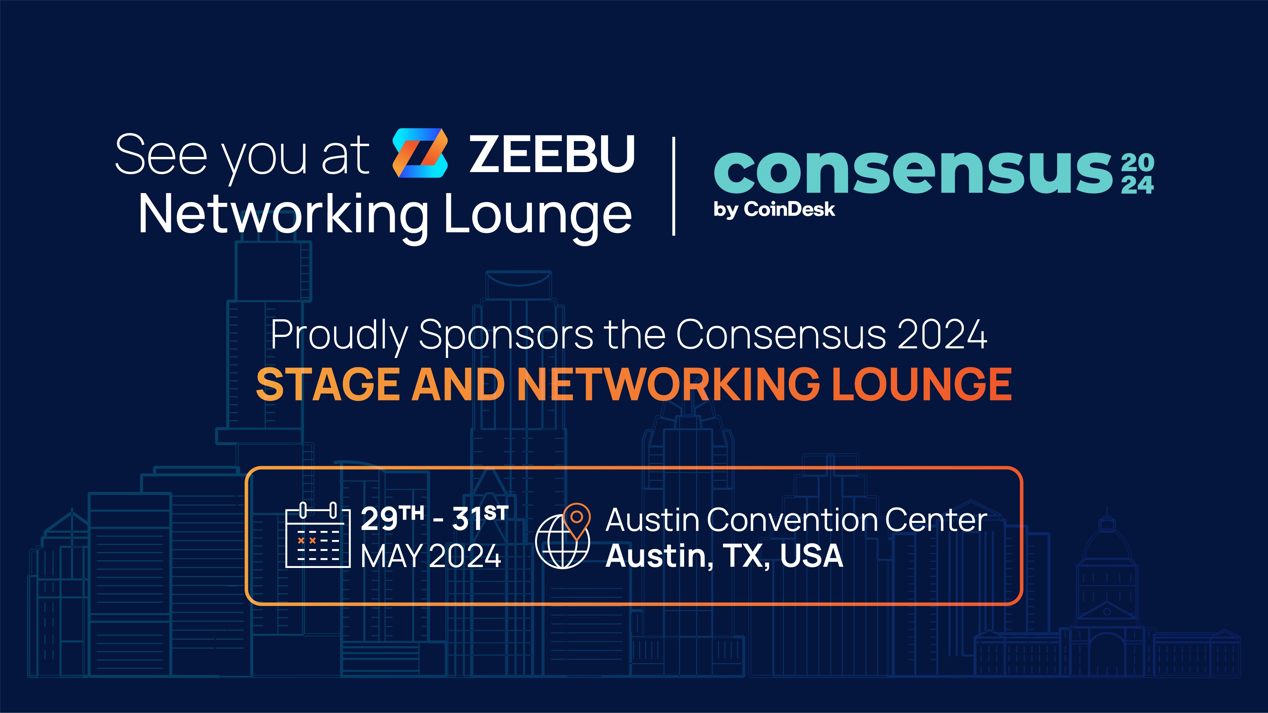 Meet Zeebu at Consensus 2024: Official Sponsor | Network & Shape Web3's Future